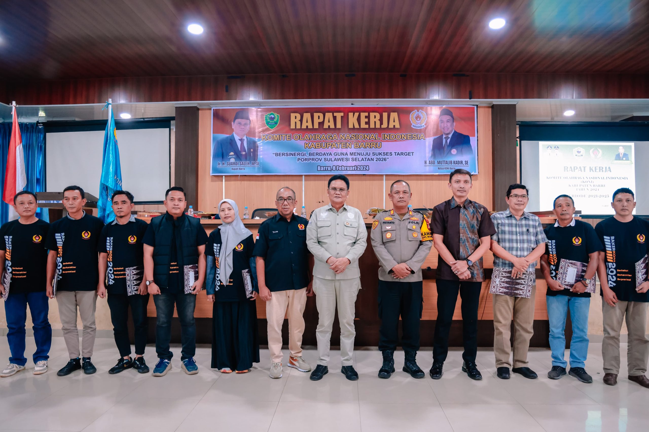 Buka Rapat Kerja KONI Barru, Bupati Barru : Lakukan Pendekatan ...